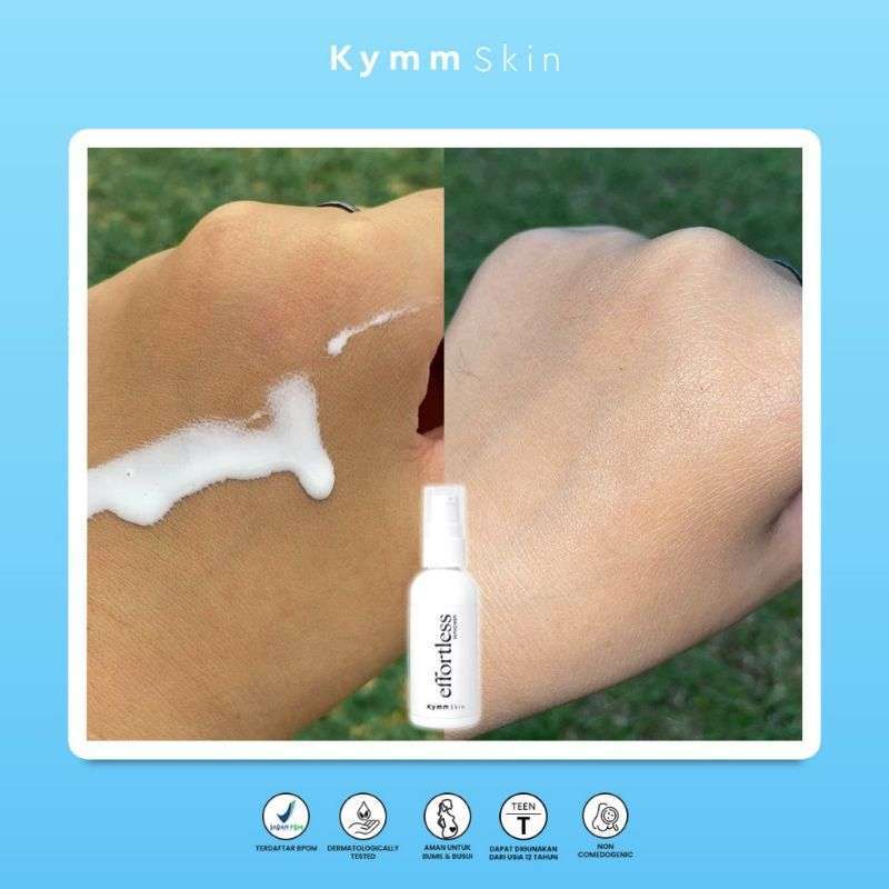 Promo Kymm Skin Effortless Sunscreen Spf 50 60ml Diskon 42% Di Seller ...