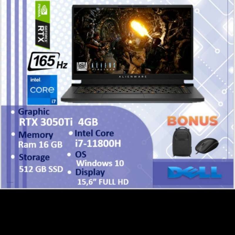 Promo Dell Alienware M15 R6 I7 11800 16gb 512gb Rtx3050ti 4gb W11 Home ...