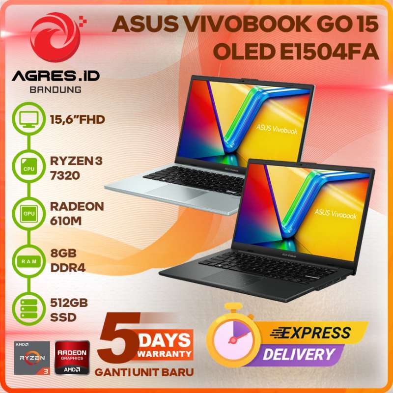 Jual Asus Vivobook Go 15 Oled E1504fa R3 7320 8gb 512gb 15.6fhd Di ...