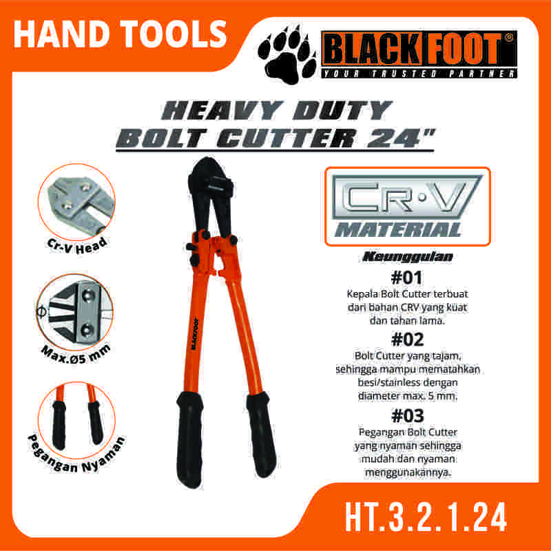 Jual Blackfoot Gunting Besi Beton Stainless 24 Inch Heavy Duty Bolt ...