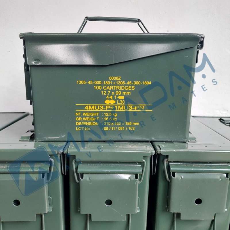 Promo box kotak besi bekas peluru pindad Diskon 23% di Seller Makarena ...