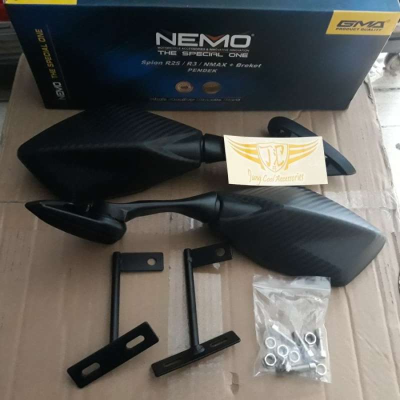 Promo spion model tangkai pendek sudah sama breket dan baut nya Diskon ...