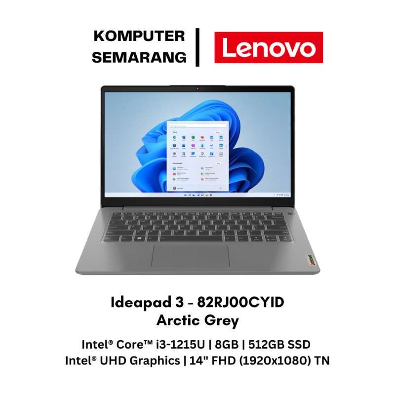 Promo Lenovo Ideapad 3 - Cyid Arctic Grey [intel® Core™ I3-1215u/8gb ...