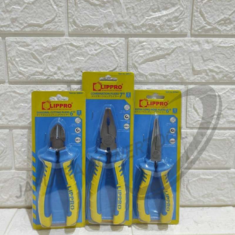 Promo Lippro Paket Tang Kombinasi Tang Potong Tang Lancip - Paket Tang ...