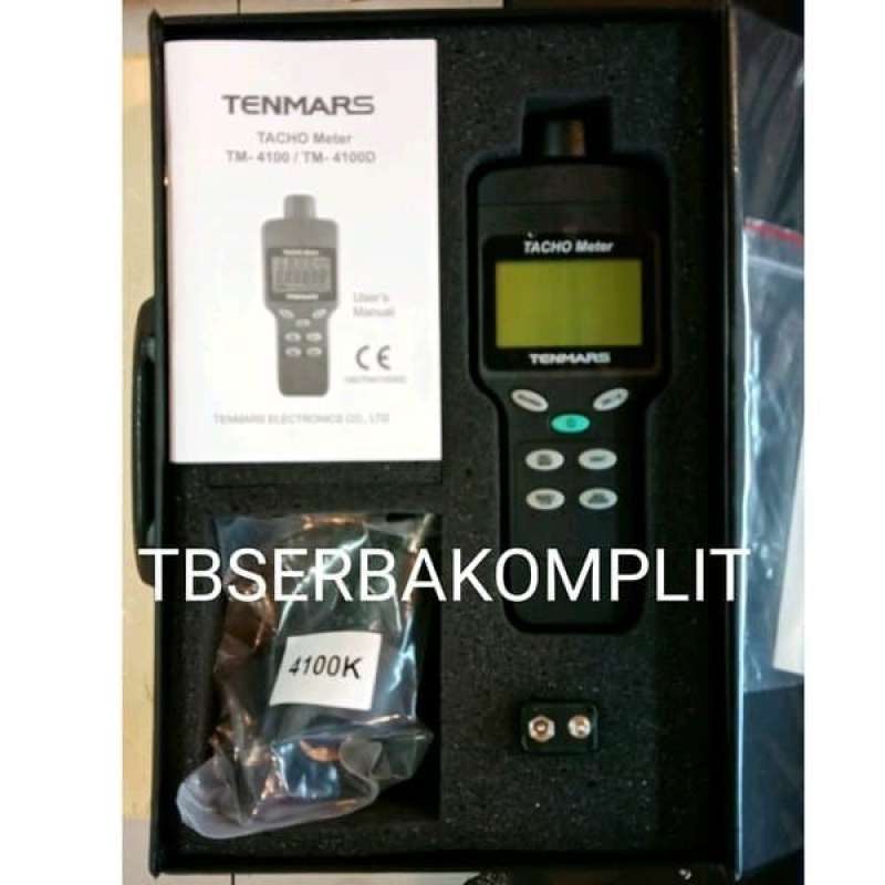 Promo Tenmars Tm-4100 Tachometer Tm4100 Alat Ukur Rotasi Putaran Rpm ...