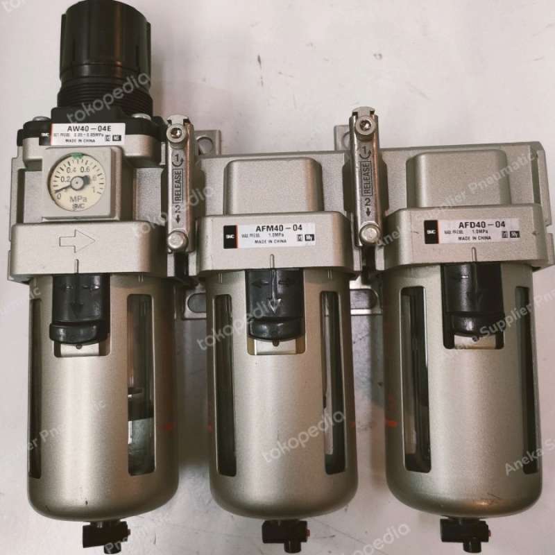 Promo Air Filter Regulator Smc Aw40-04e+afm40+afd40-04 Diskon 23% Di ...