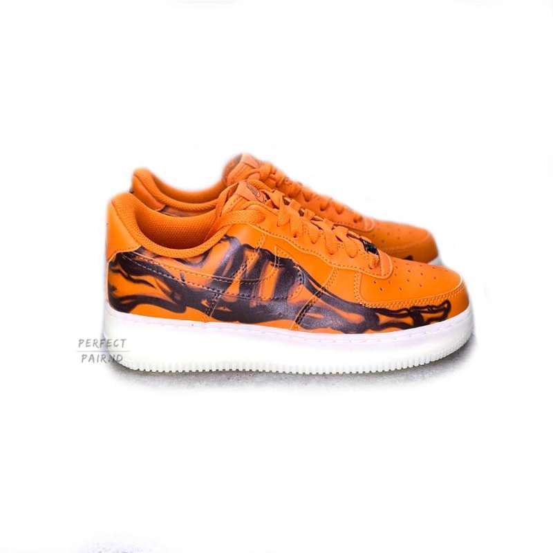 Jual Nike Air Force 1 Af1 Low Skeleton Orange 100% Original Bnib Di ...