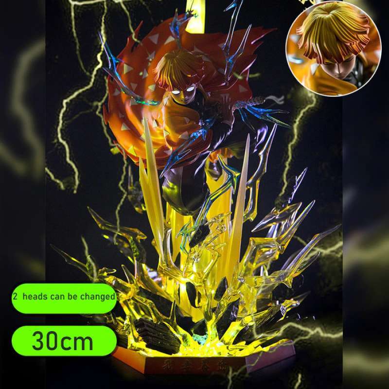 Promo Figure Kimetsu No Yaiba - Zenitsu Agatsuma Thunder Breathing Form ...