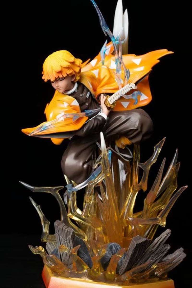 Promo Figure Kimetsu No Yaiba - Zenitsu Agatsuma Thunder Breathing Form ...