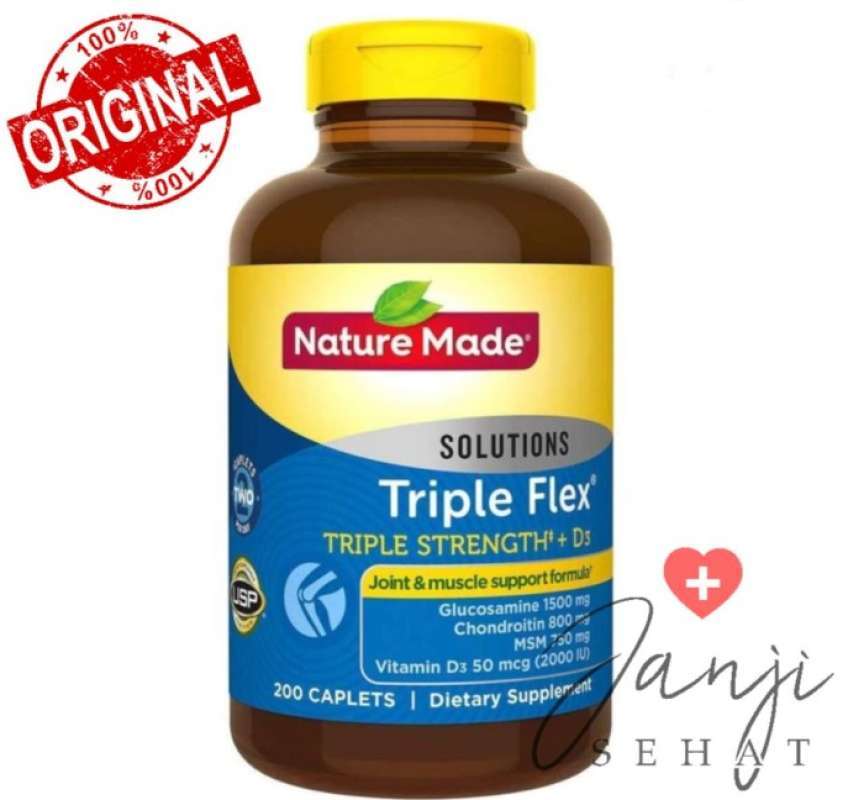 Promo Nature Made Triple Flex - 200 Caplets Diskon 33% Di Seller Medika ...