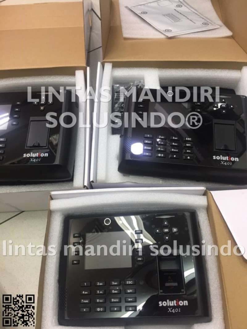 Jual Mesin Absensi Sidik Jari / Fingerprint Solution X 401 Di Seller ...