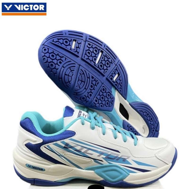 Jual Sepatu Badminton Victor As 40 W Wide Bg Anak & Dewasa - 38 Biru Di ...
