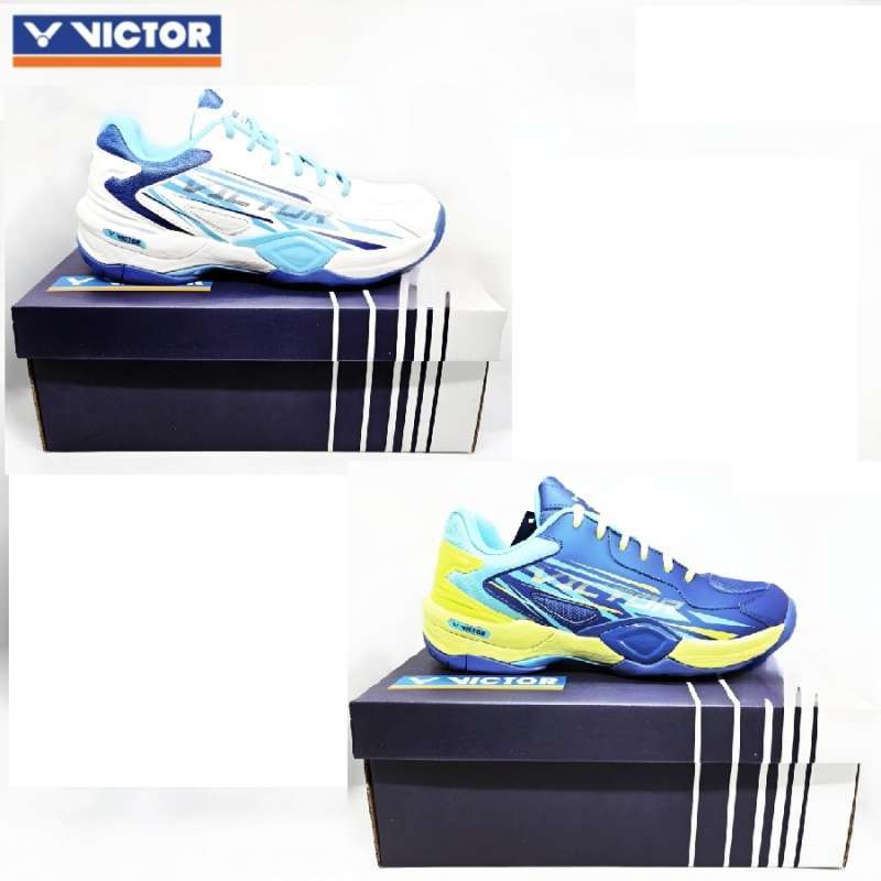 Jual Sepatu Badminton Victor As 40 W Wide Bg Anak & Dewasa - 38 Biru Di ...