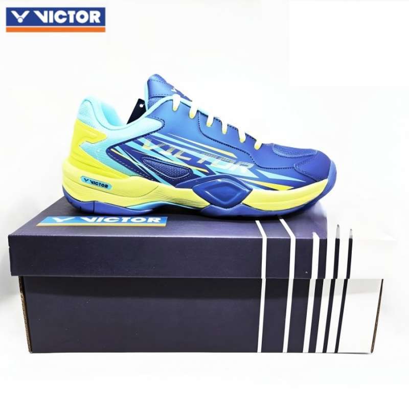Jual Sepatu Badminton Victor As 40 W Wide Bg Anak & Dewasa - 38 Biru Di ...