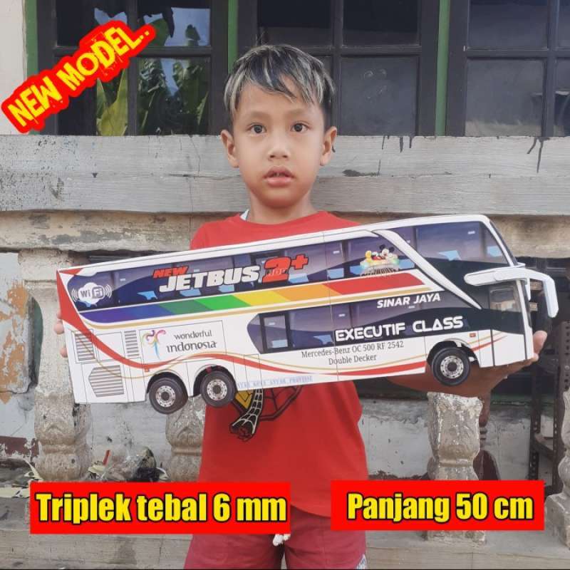 Jual Miniatur Bus Kayu Besar Original Harga Termurah Maret 2024 | Blibli