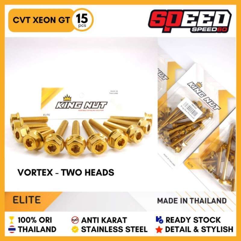 Promo Set Baut Cvt Xeon Gt 125 Probolt Stainless Steel King Nut ...