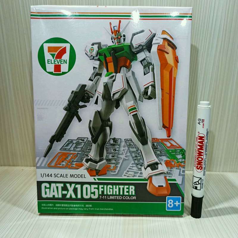 Jual mainan mokit gundam Seven Eleven Limited Edition 1/144 scale model ...