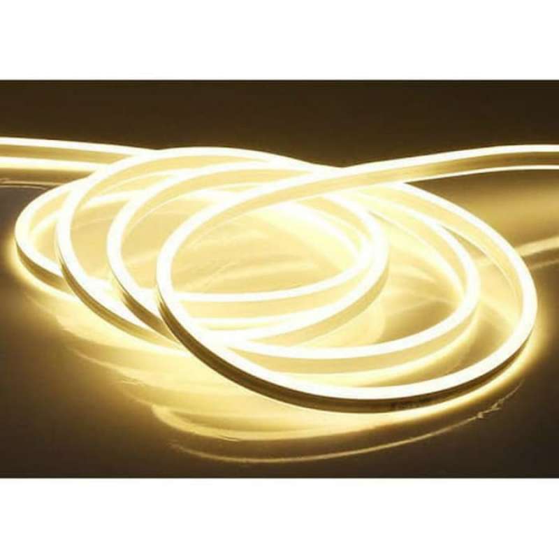 Promo Lampu Led Neon Flex Led Strip Flexible Dc 12v 1 Roll 5m - Warm ...
