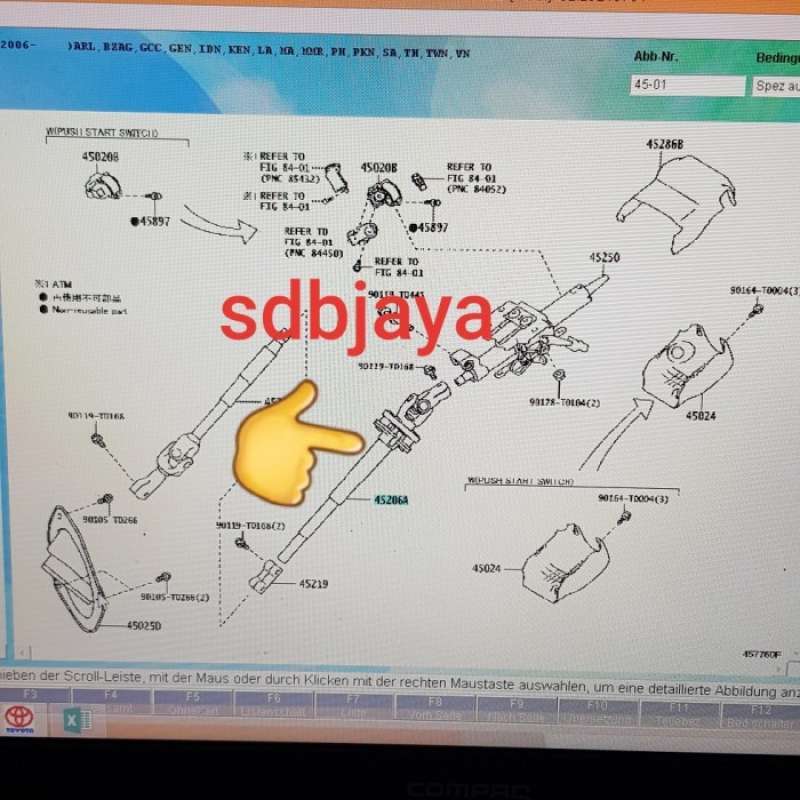 Jual join joint steering stir steer fortuner vrz hilux revo innova reborn di Seller Premier ...