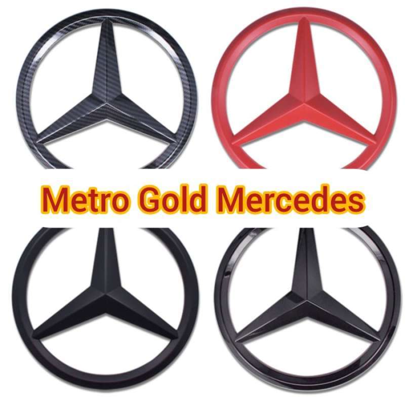 Promo Sale Cover Logo Depan Emblem Bintang18.8cm Grill Mercedes Benz ...