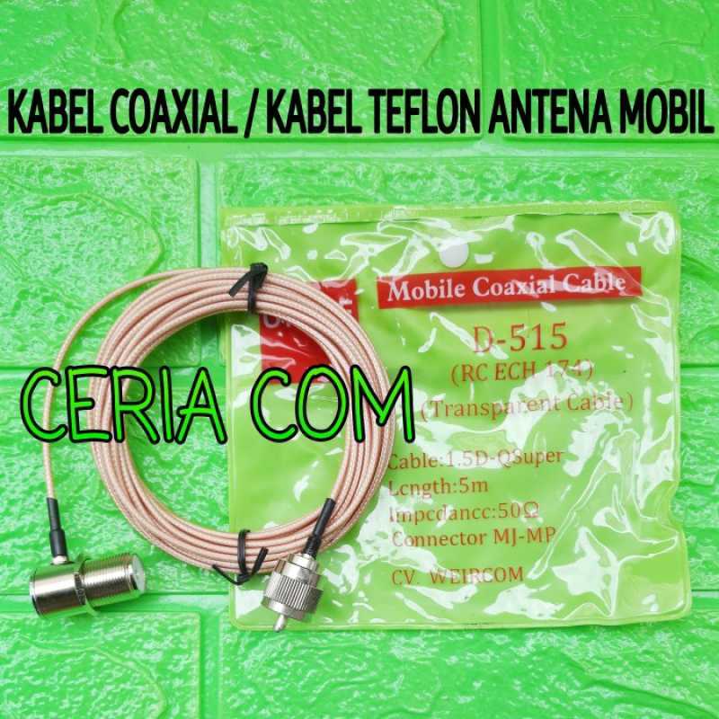 Promo KABEL ANTENA RADIO RIG MOBIL KABEL RADIO RIG COAXIAL CABLE D515 D ...