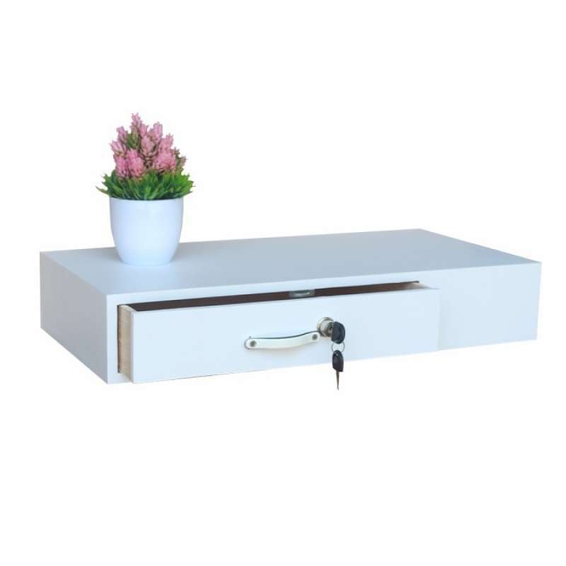 Jual Meja Lipat Dinding 2 Laci 60 x 30 cm - Meja Belajar Tempel Dinding ...