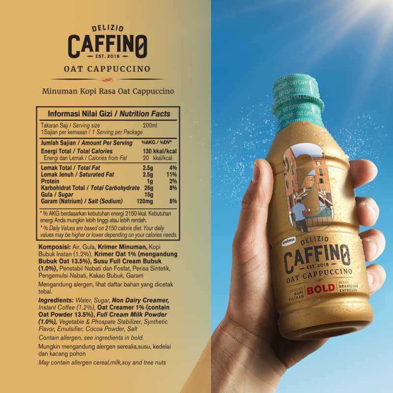 Promo Caffino Rtd Oat Cappuccino 200 Ml Diskon 1% Di Seller Caffino ...