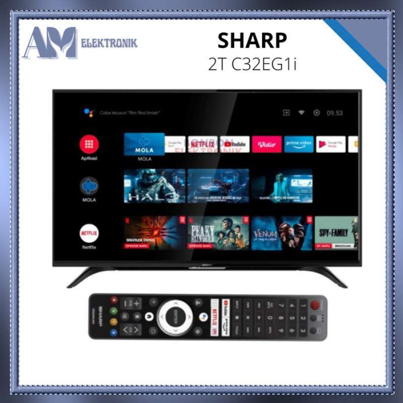 Promo Tv Led 2t C32eg1i / 32 Inch Android Smart Dvb-t2 Diskon 23% Di Seller Pt. Wakasa Pratama ...