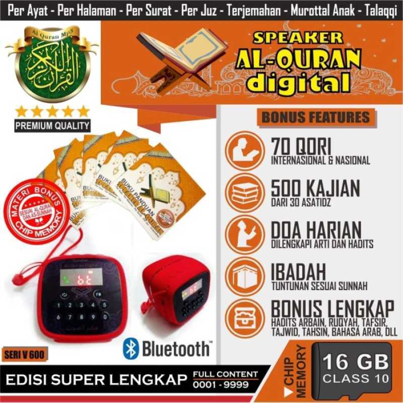 Promo TOKO ADAKU -SPEAKER AL QURAN CHIP 16 GB 70 Q V600 (BLUETOOTH ...