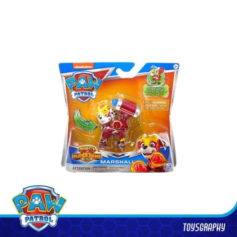 Promo PAW PATROL MIGHTY PUPS SUPER PAWS MARSHALL ACTION FIGURE ...