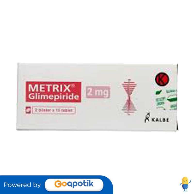 Jual METRIX 2 MG BOX 30 TABLET di Seller Apotek Guna Sehat - Jatirahayu ...