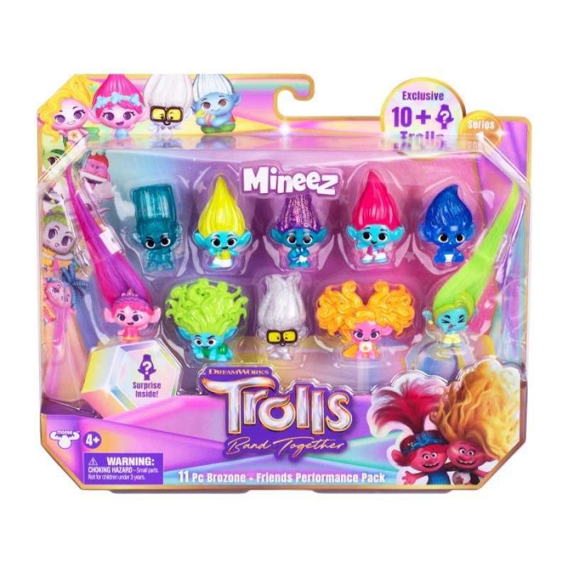 Promo Mainan Mini Figur Trolls Mineez 11Pc Brozone Friend Performance ...