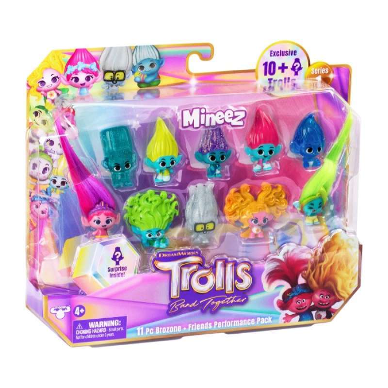 Promo Mainan Mini Figur Trolls Mineez 11Pc Brozone Friend Performance ...