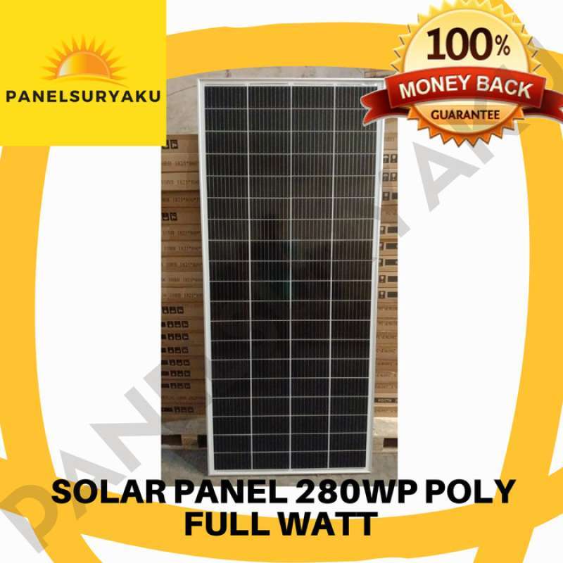 Promo SOLAR PANEL SURYA SOLAR CELL MODULE 280 WP 280 WATT 280WP POLY ...