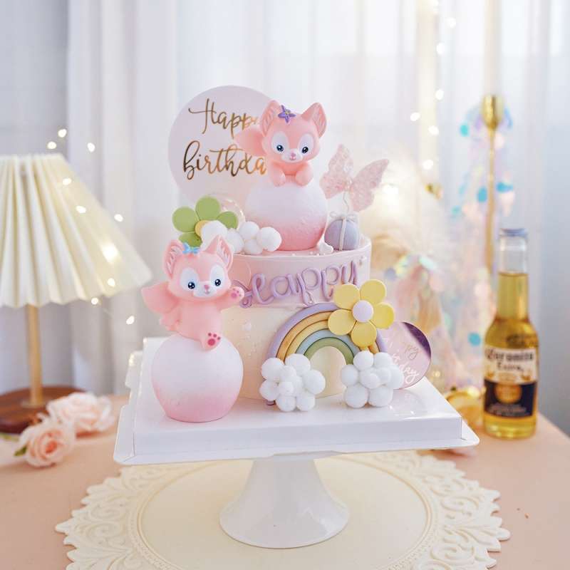 Promo Hiasan Kue Cake Topper Kuromi Cinamoroll Linabelle / Figure ...