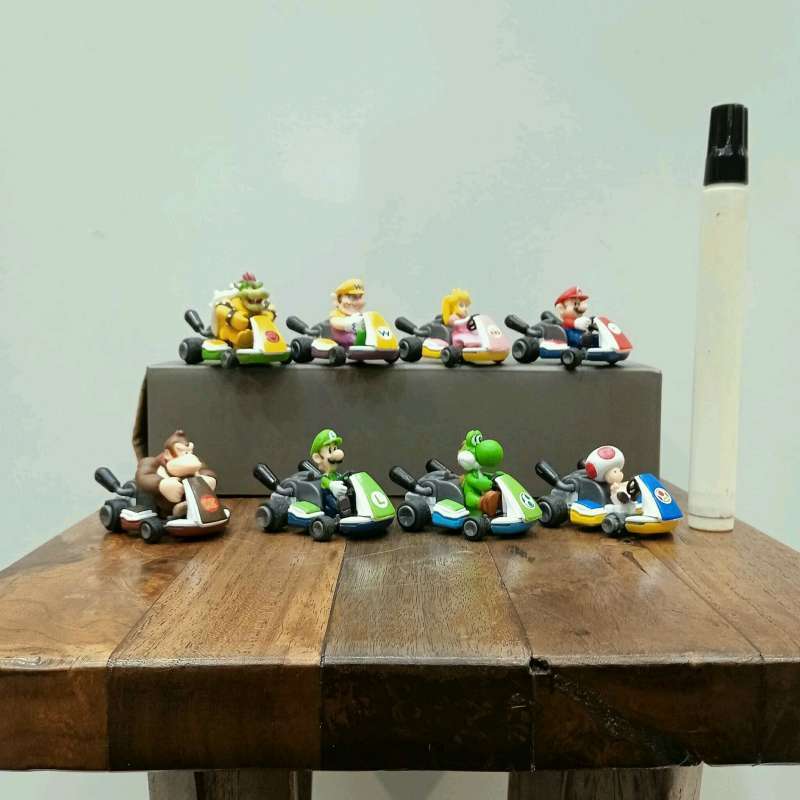 Jual Mainan action figure mario kart Princess peach mario luigi donkey ...