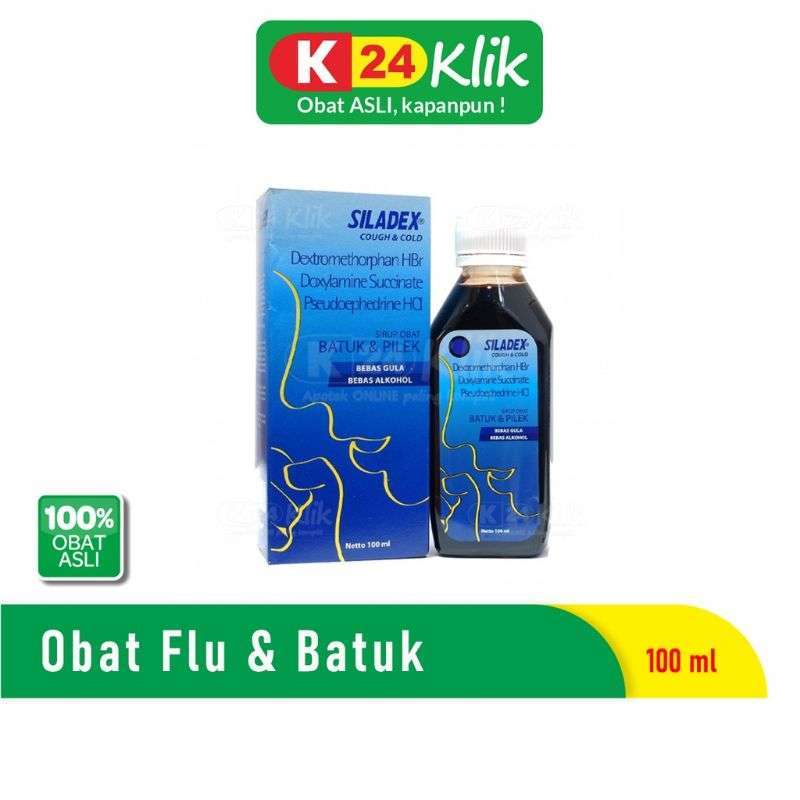 Jual Siladex Cough And Cold Sirup100ml (1 Botol) Di Seller K24 Klik ...