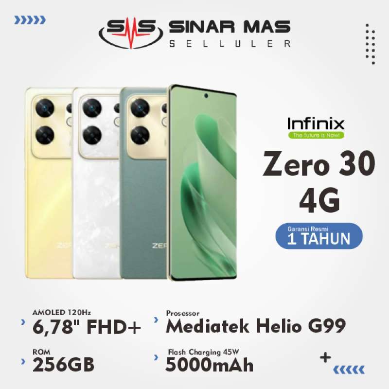 Jual Infinix Zero 30 4G Smartphone [8GB/256GB] Garansi Resmi - Pearly ...