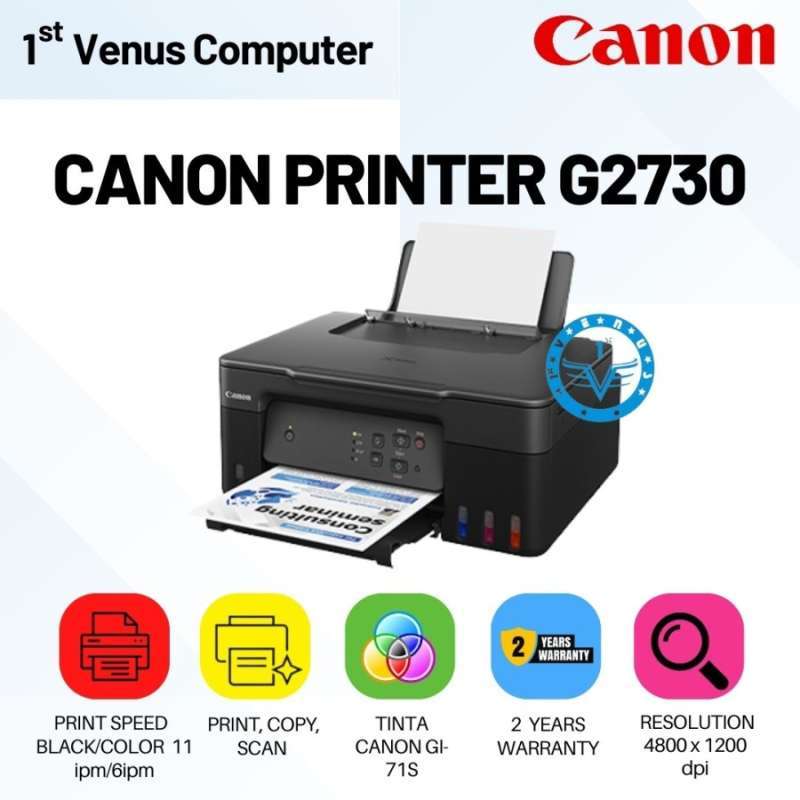 Jual Printer Canon Pixma G2730 G-2730 Print Scan Copy Multifungsi ...