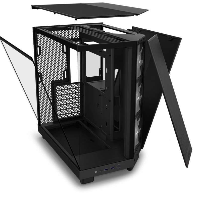 Jual Nzxt H6 Flow Rgb Dual Chamber Mid Tower Airflow Case Di Seller ...