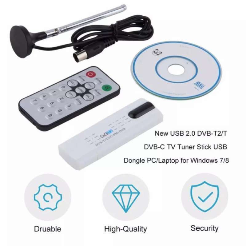 Promo Dongle USB TV Tuner DVB-T2 untuk Laptop dan PC OS Windows Diskon 23% di Seller GUGIYU ...