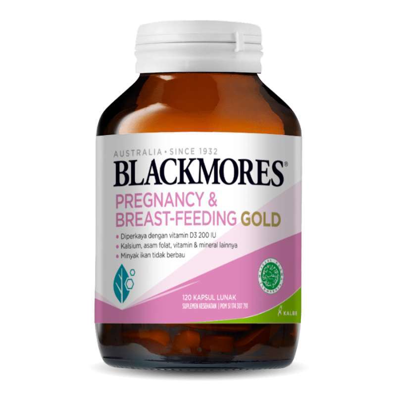 Jual Paket Blackmores Pregnancy And Breastfeeding Gold 60 Kapsul Dan ...