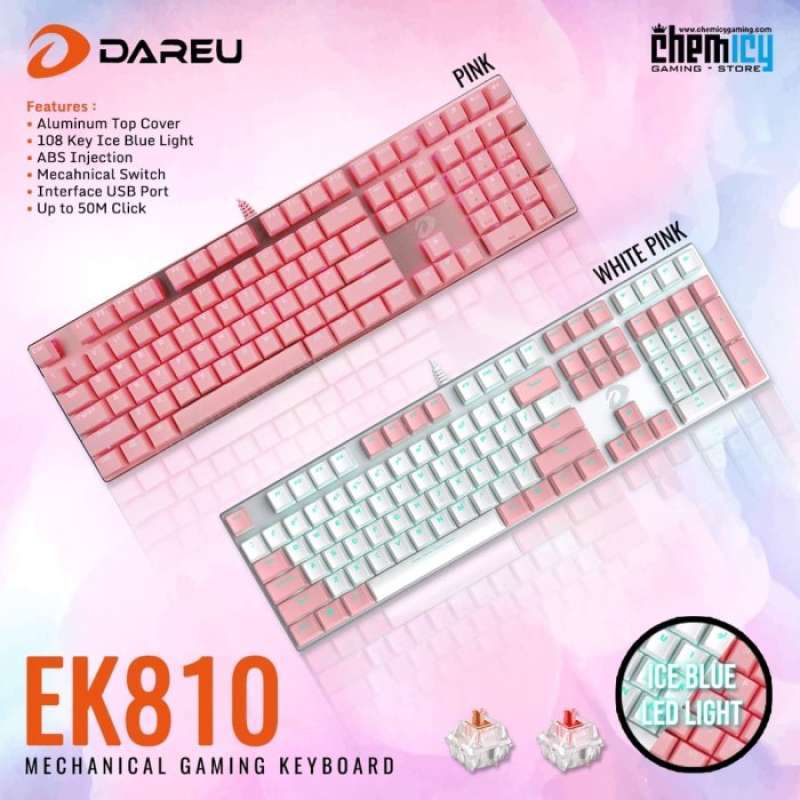 Promo Dareu EK810 Mechanical Gaming Keyboard Diskon 33% di Seller ...