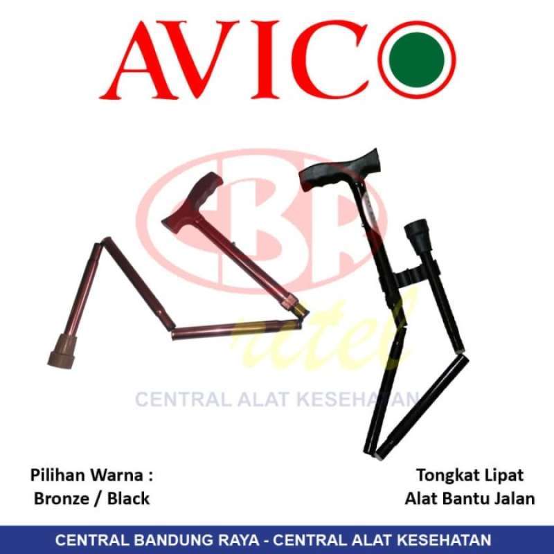 Promo Tongkat Jalan Orang Tua (bisa Dilipat) Avico Diskon 33% Di Seller ...