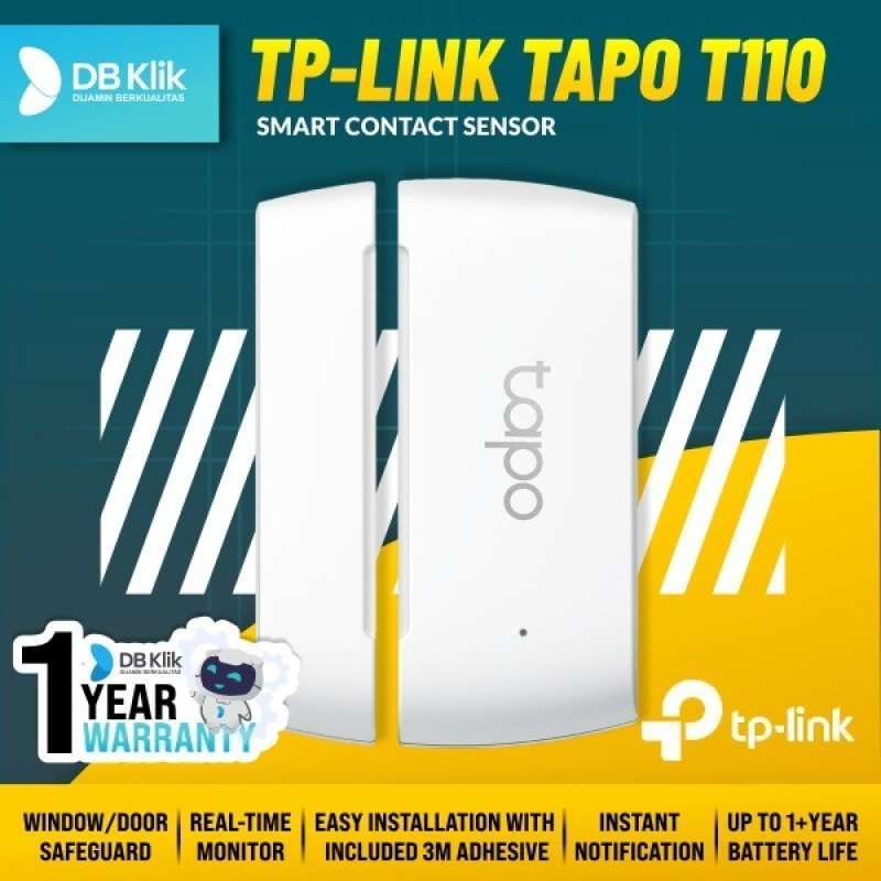 Jual Smart Contact Sensor Tp-Link Tapo T110 Smart Wi-Fi LED Bulb - T ...