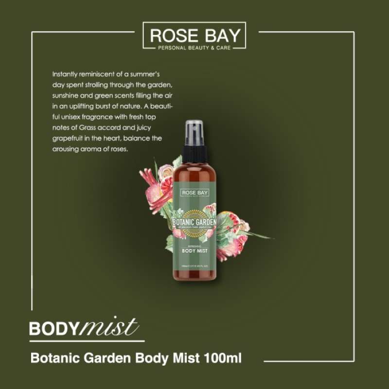 Jual Rose Bay Botanic Garden Body Mist - 100ml Di Seller Premier Market ...