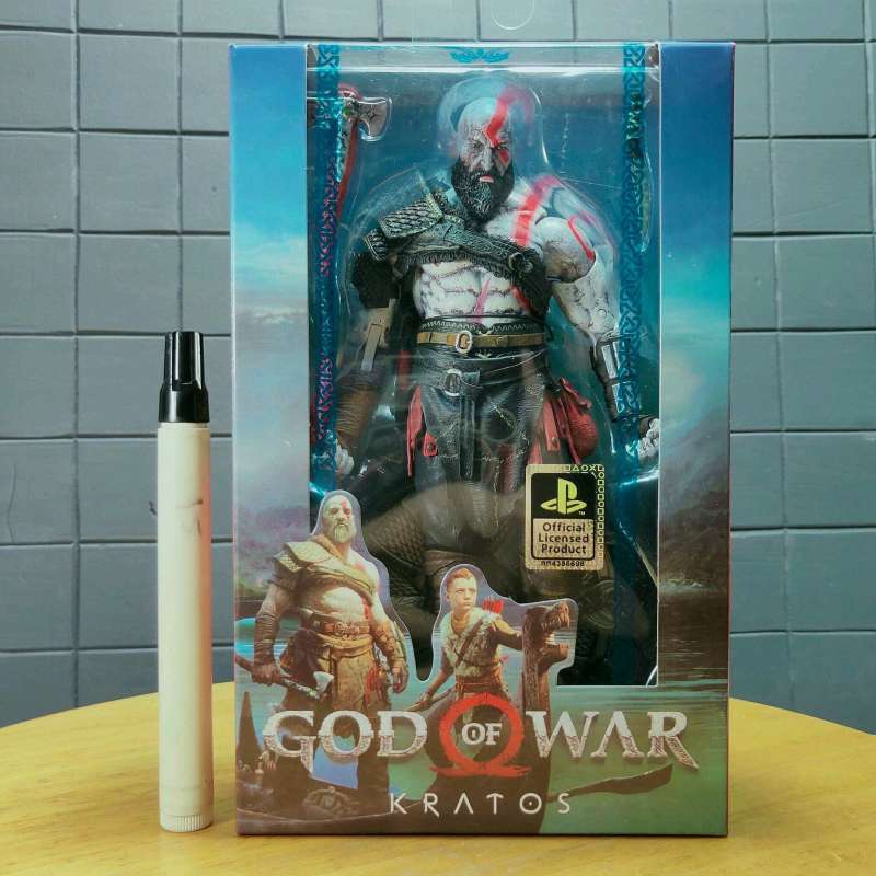 Jual mainan action figure kratos neca god of war official licensed ...