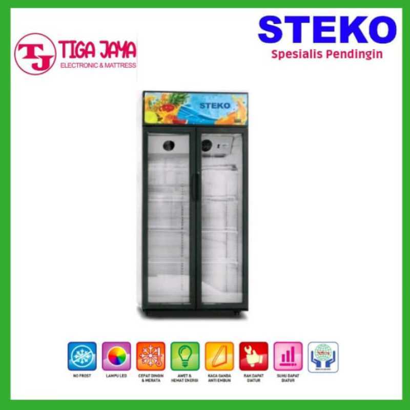 Jual Steko Showcase Chiller Mg750 Display Cooler No Frost Mg-750 Di ...