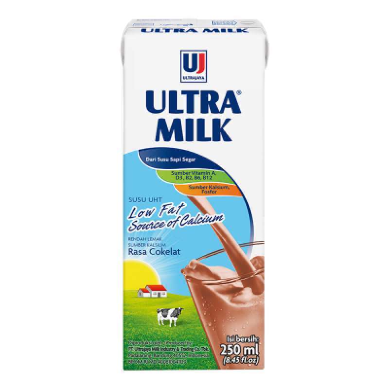 Promo Ultra Milk Uht Low Fat Cokelat 250 Ml Diskon 9% Di Seller ...