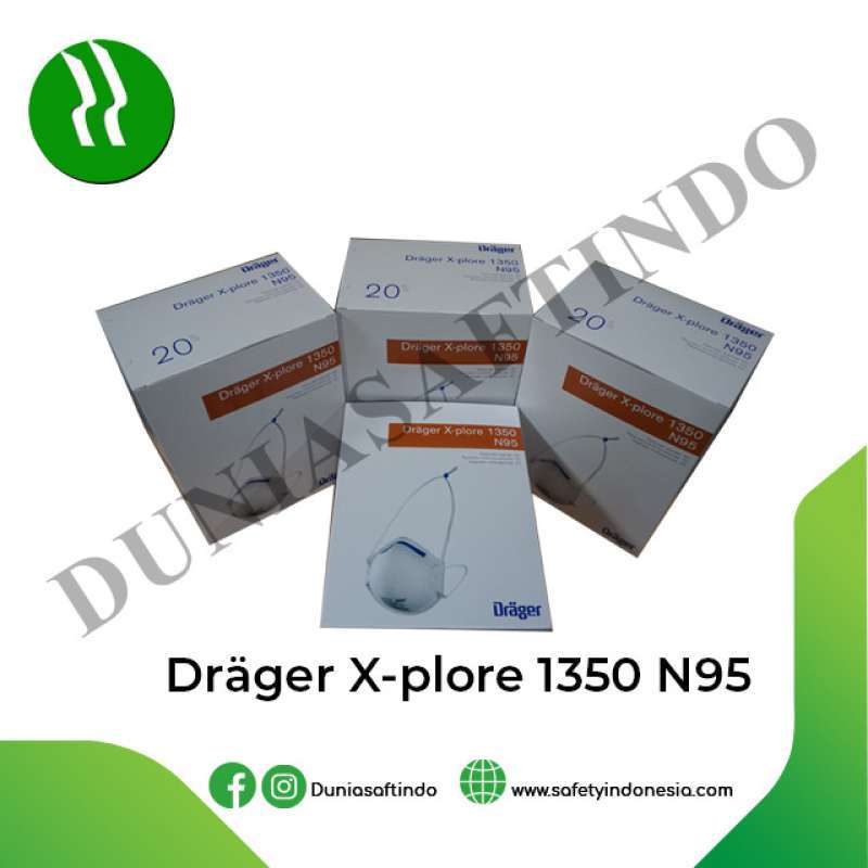 Promo Masker Safety Dräger X-plore 1350 N95 Particulate Respirator BERKUALITAS Diskon 2% di ...
